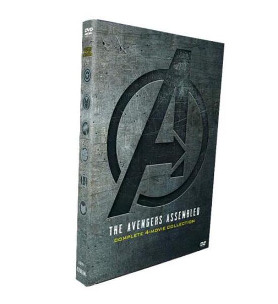 Marvel Avengers 1-4 (1 2 3 4) DVD Complete 4 Movie Collection Endgame ...