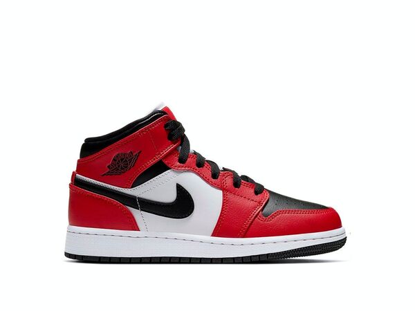 Jordan 1 Mid Chicago Black Toe